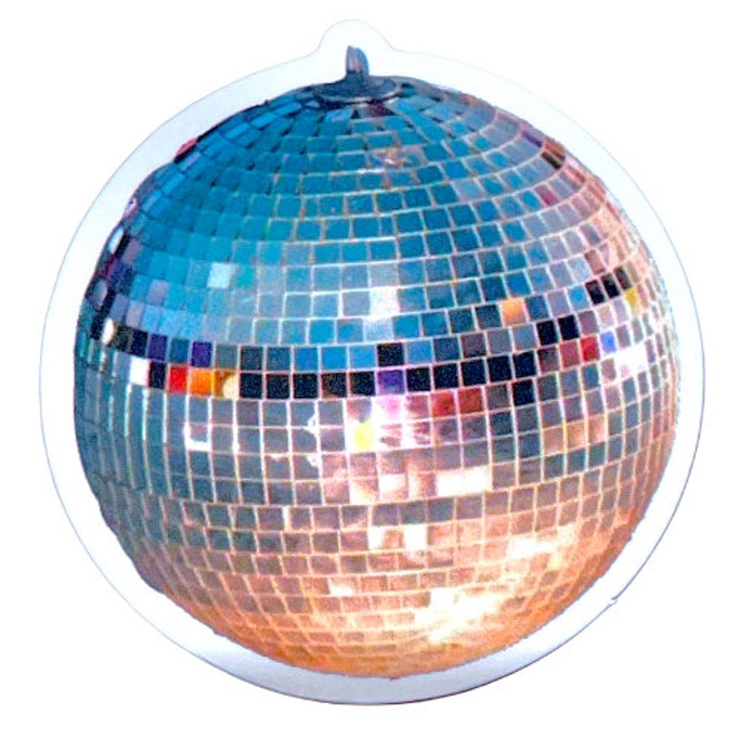 Disco Ball Disco Ball Stickers Studio 54 Music Party Disco Dance 70s ...
