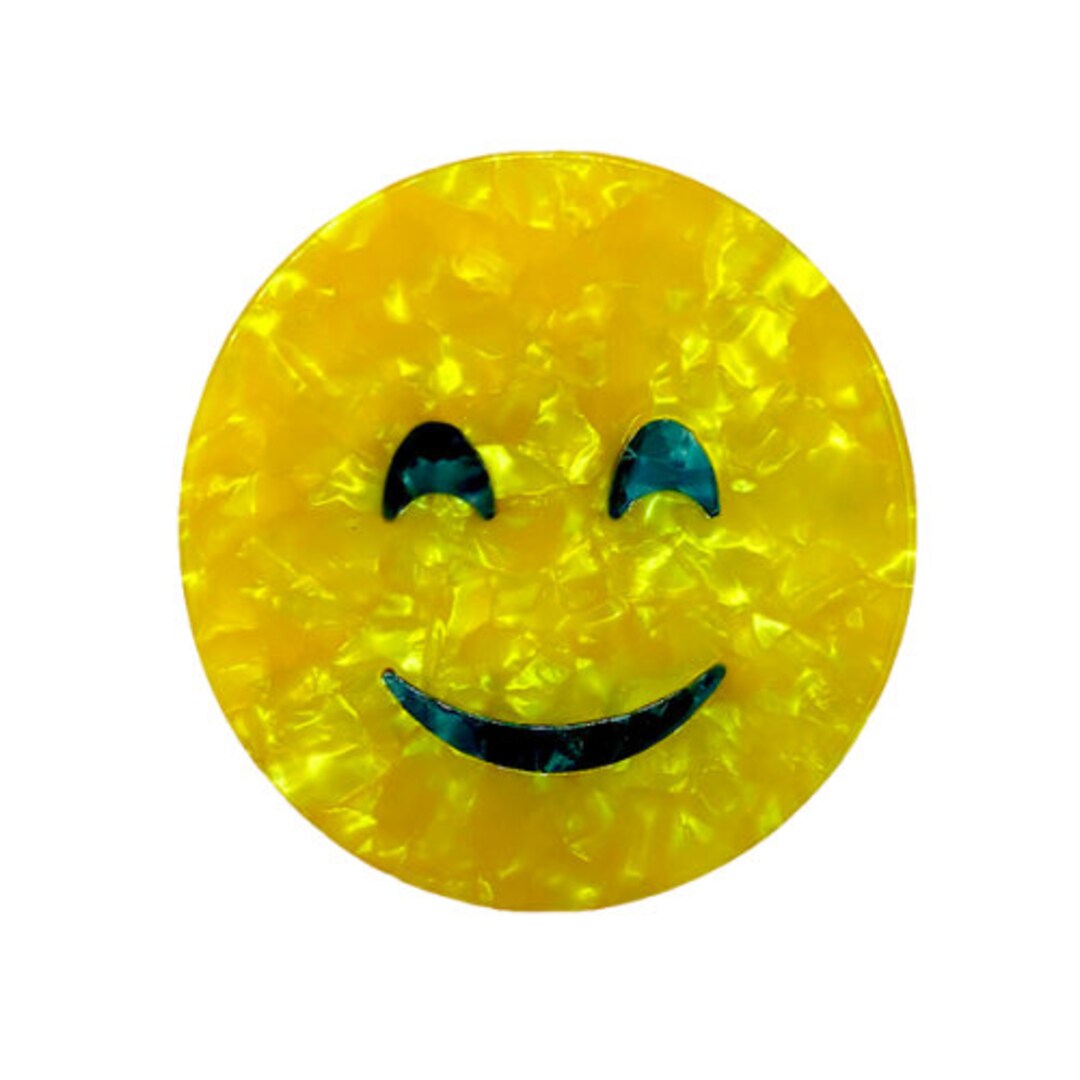 Happy Face Hair Clip| Happy Face Clip| Smiley Faces Clip| Colorful Hair ...