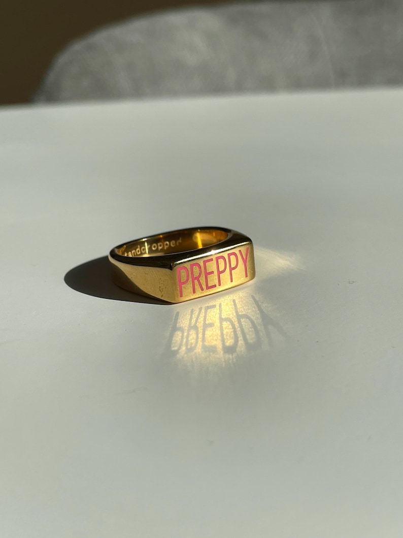 Tween Ring | Ladylike | Preppy Ring | Classic Style| Timeless Elegance ...