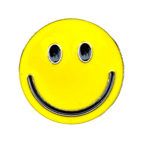 Happy Face Pin |small Pin| Tiny Pin| Yellow Smiley Pin| Smile Pin| Smiley Pin| Happiness Pin - Etsy