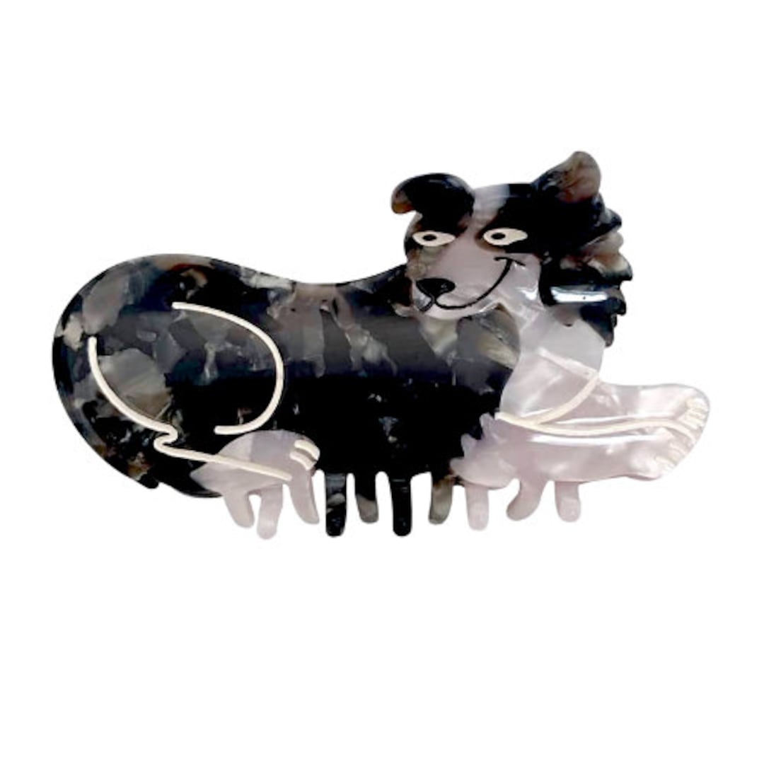 Dog Groomer | French Barrettes | Border Collie | Animal Hair Claw ...