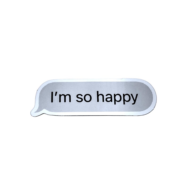 Happy Vibes | Posi Sticker | Smile Boost | Cheerful Art | Uplift Mood ...