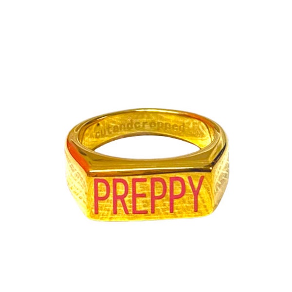 Preppy Ring - Etsy