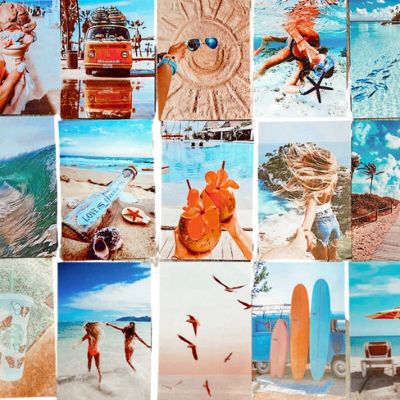 Beach Photo Collage - Etsy