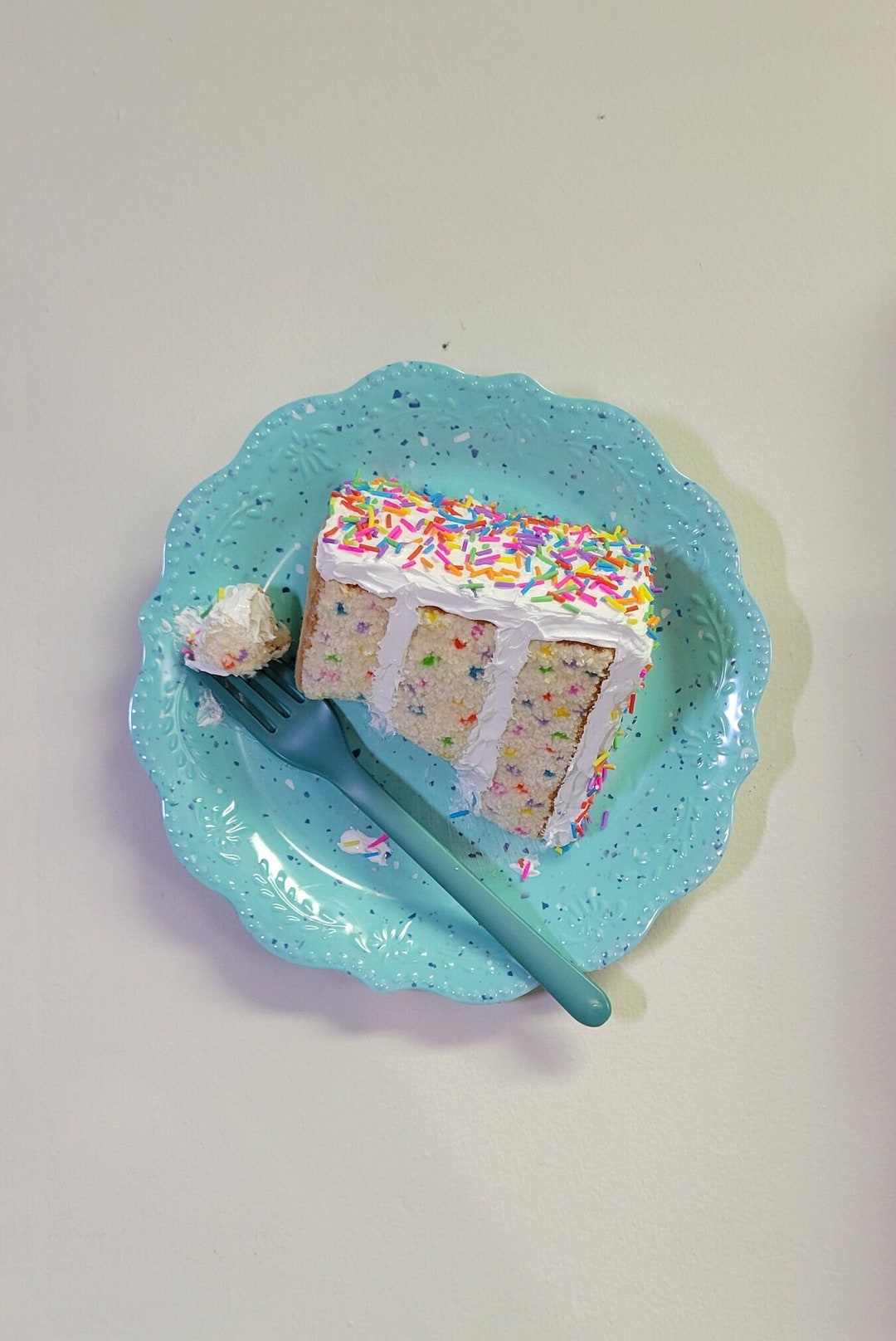 Funfetti Embroidered Cake Wall Art made-to-order - Etsy