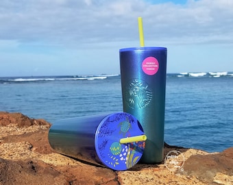 Starbucks Hawaii Collection Exclusive Sea Turtle Tumbler, 16 Oz Blue ...