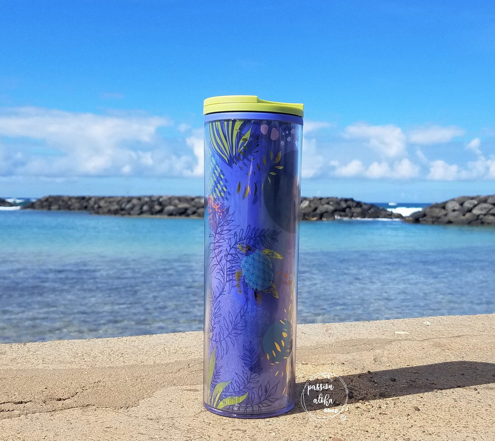 Starbucks Hawaii Collection Exclusive Sea Turtle Tumbler, 16 Oz Blue ...