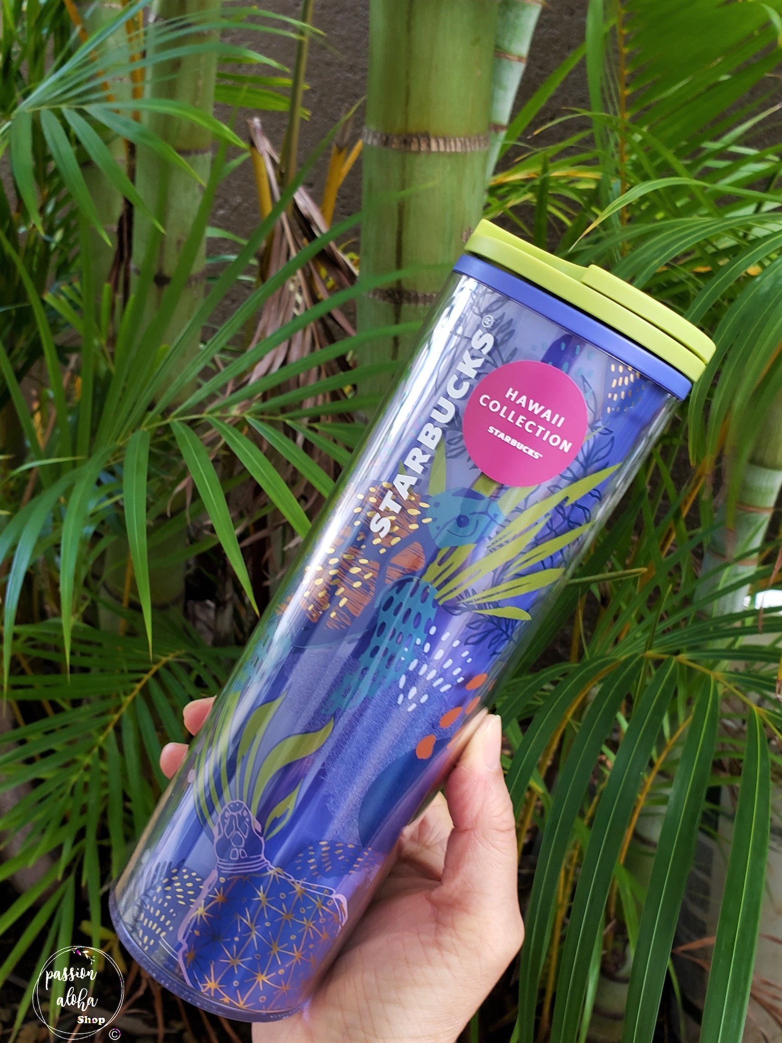 Starbucks Hawaii Collection Exclusive Sea Turtle Tumbler, 16 Oz Blue ...