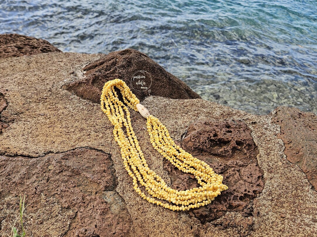 Maui Mango Seashell Necklace, Seashell Necklace, Multilayer Necklace ...