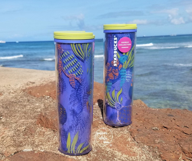 Starbucks Hawaii Collection Exclusive Sea Turtle Tumbler, 16 Oz Blue ...