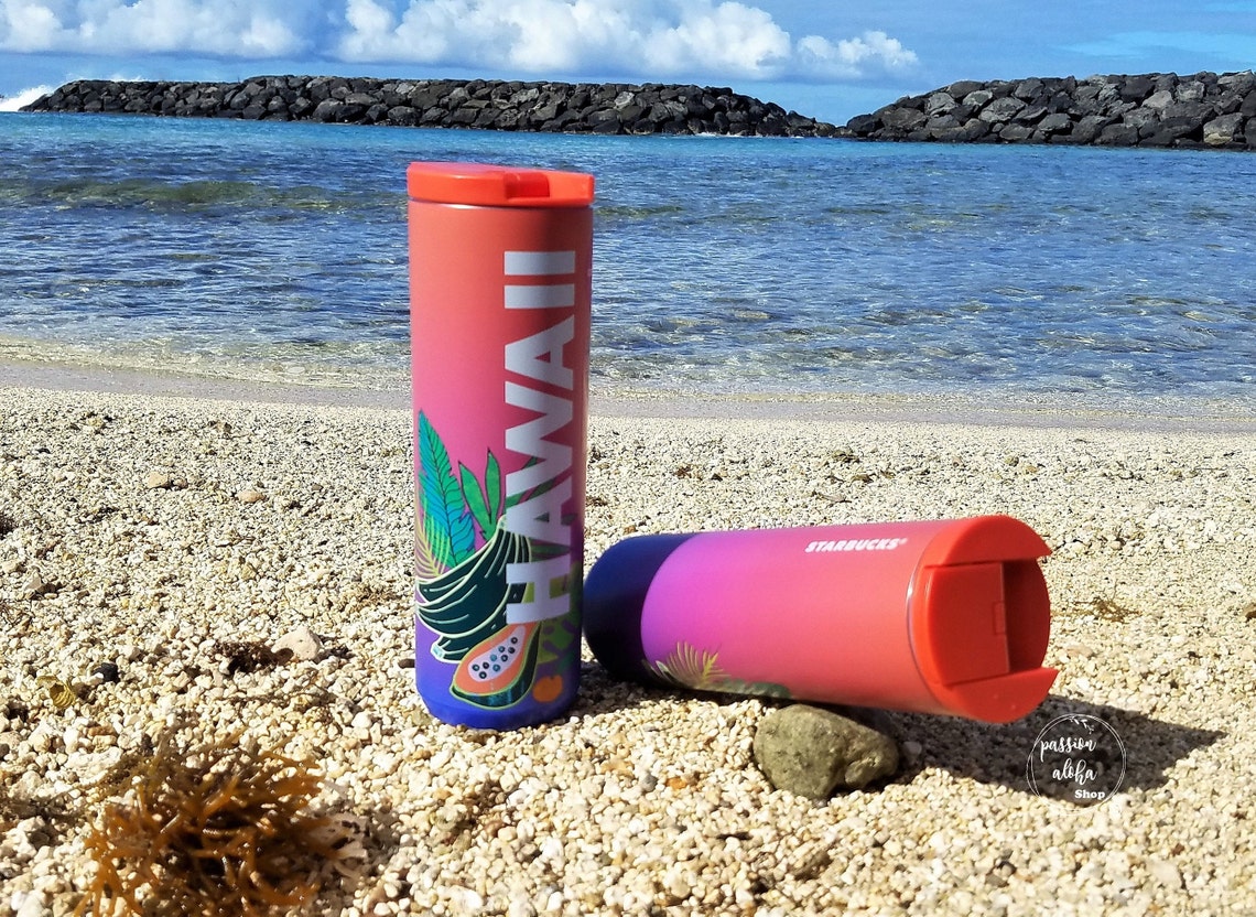 Starbucks Hawaii Collection Exclusive Tropical Fruits Vacuum Insulated ...