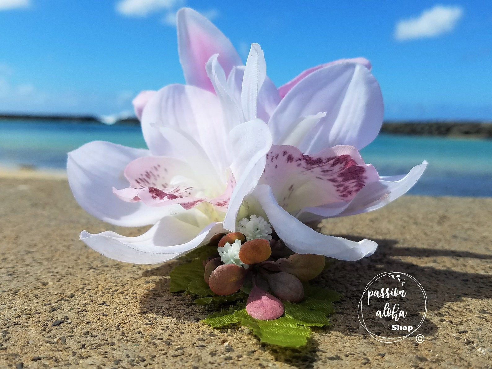 Tropical Hair Clip Hawaiian Hair Clip Silk Flower Hair Clip - Etsy