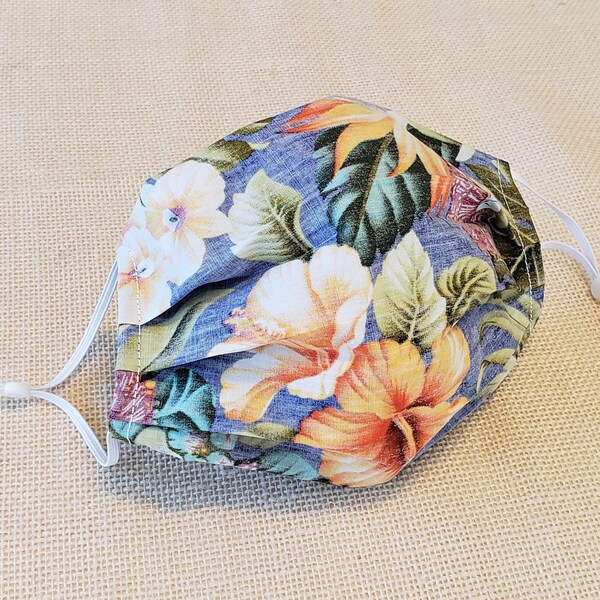 Tropical Face Mask - Etsy
