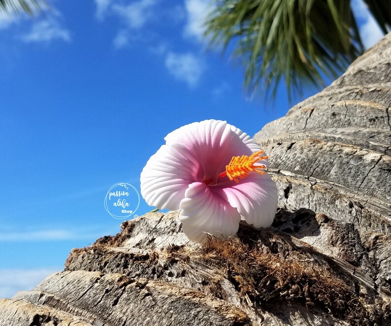 Hibiscus Hair Stick, Tropical Flower, Hawaiian Flower Hair Pick, Ear ...