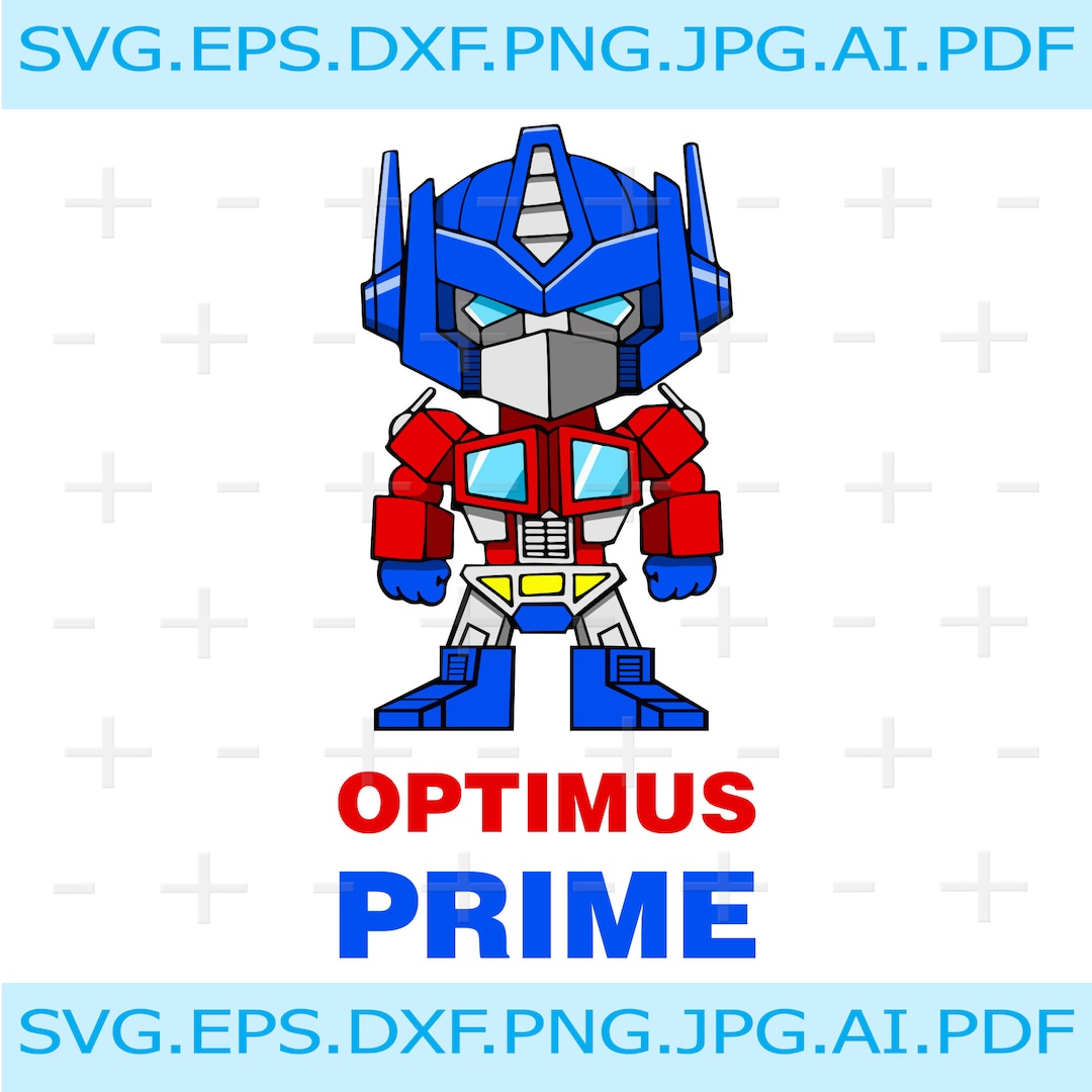 Optimus Prime Vector: Transformers Clipart (digital Files) - Etsy