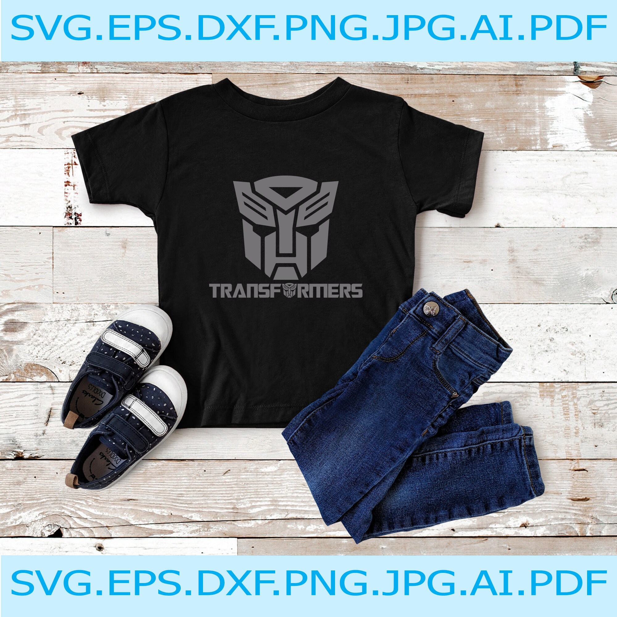 Transformers Autobot Logo SVG: Optimus Prime, Decepticon (digital Files ...