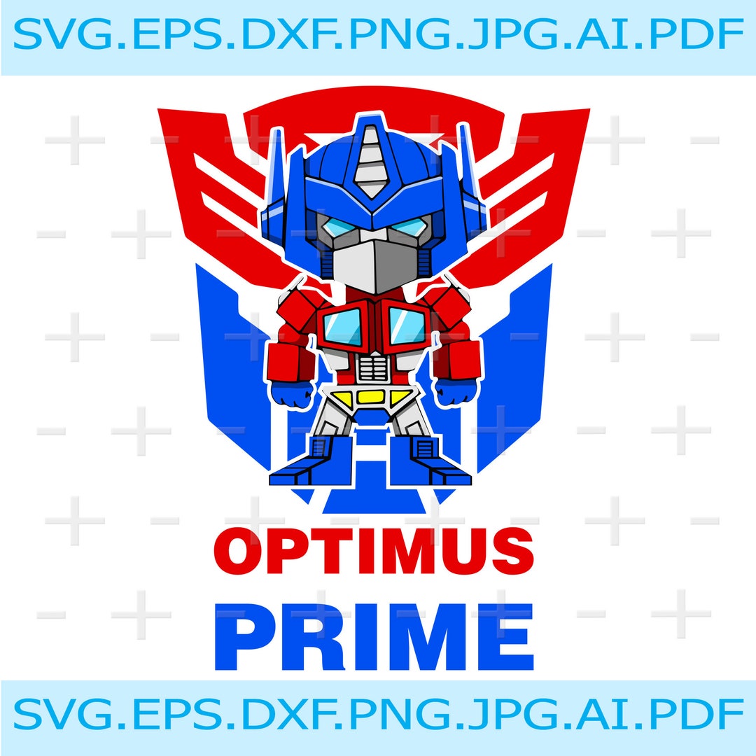 Optimus Prime Vector: Robot Superhero Clipart (digital Files) - Etsy