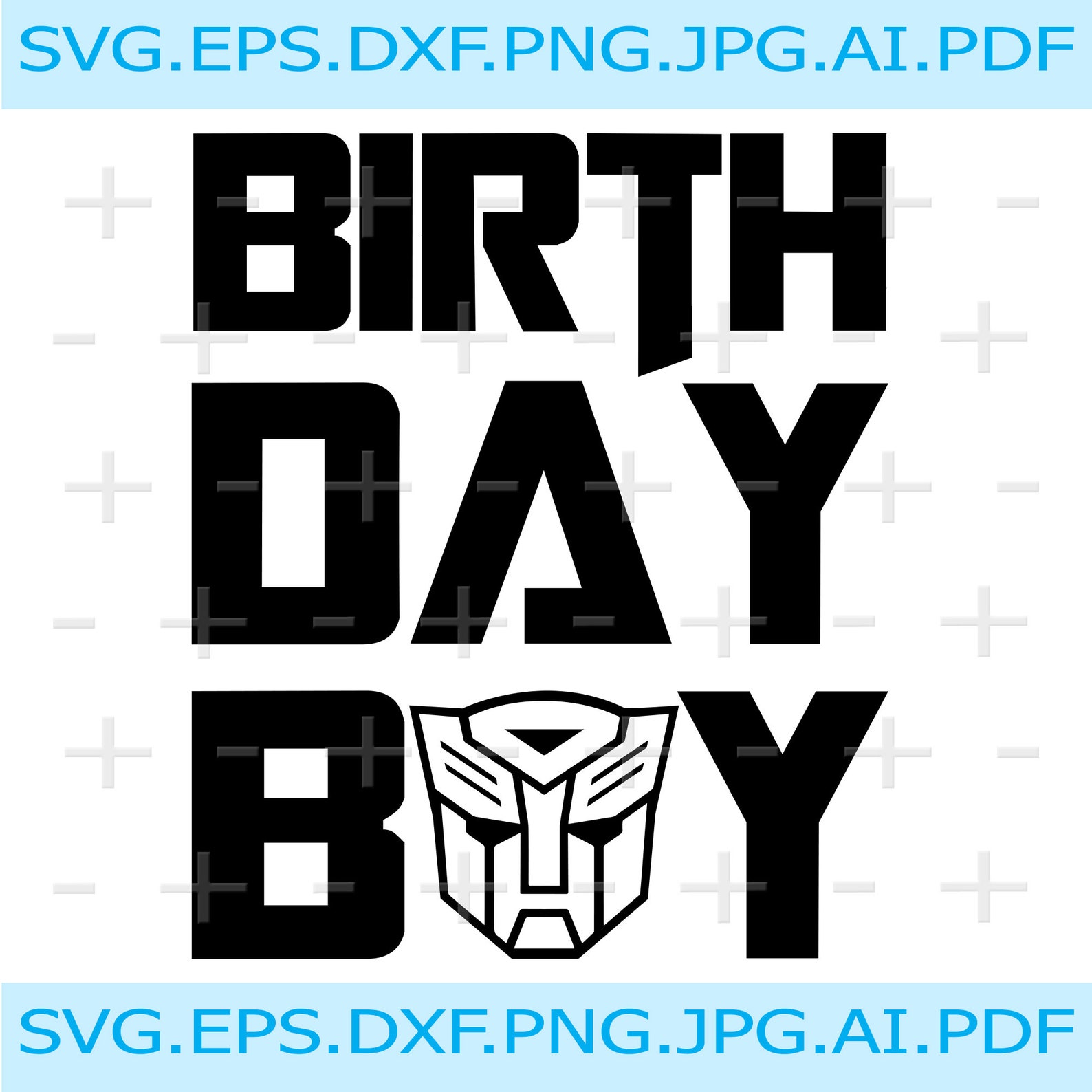 Transformers Birthday boy svg Birthday gift for boy robot | Etsy