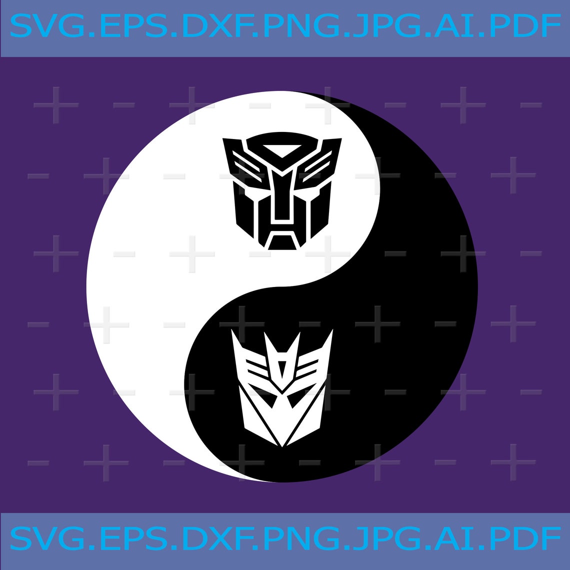 Autobot and Decepticon Svg Transformers Svg Transformers - Etsy