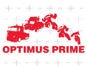 Optimus Prime Silhouette Svg - Etsy