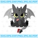 Toothless Svg, Toothless Face Svg, How to Train Your Dragon 3 Svg ...