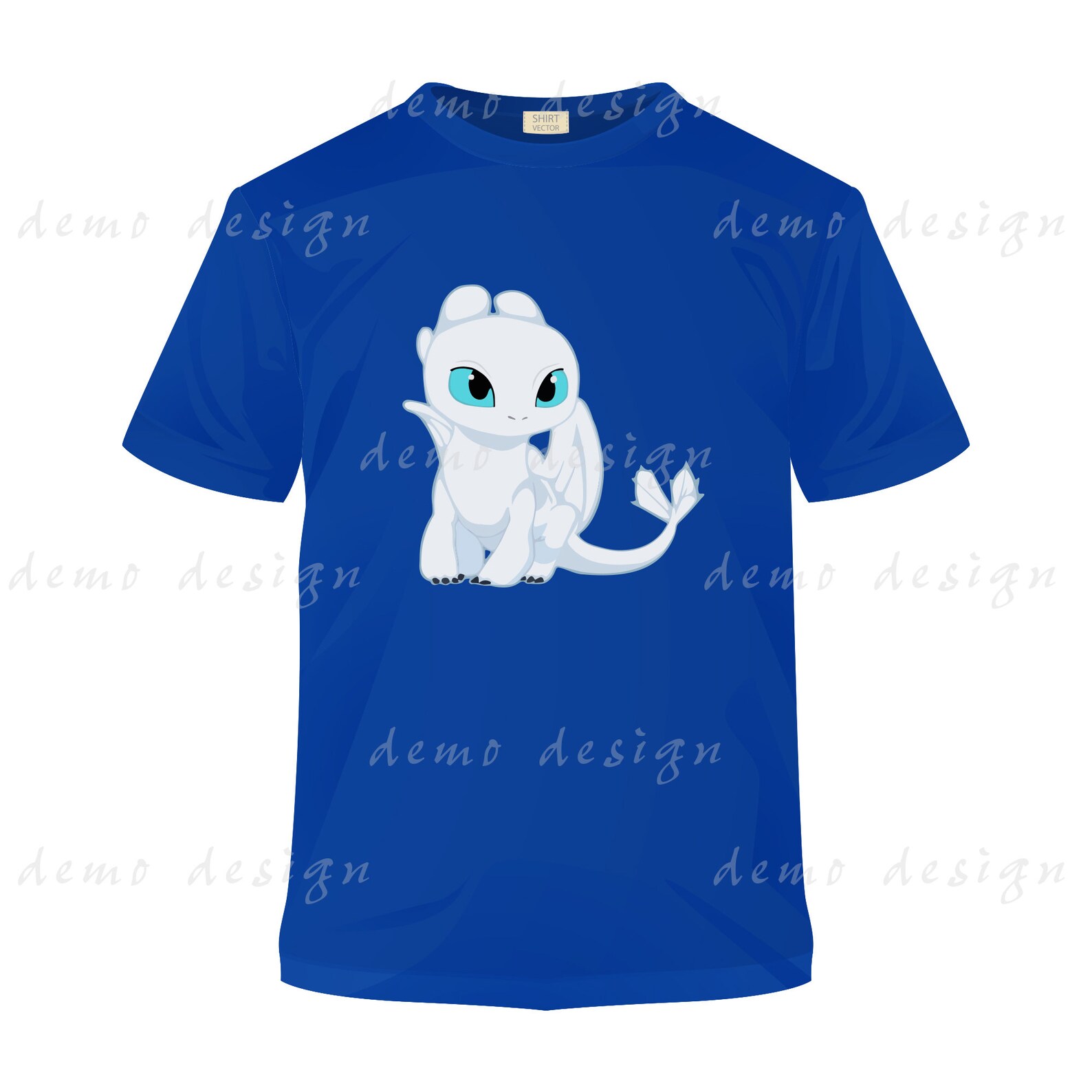 Light Fury SVG, Dragon Face Vector, Shirt Design (digital Files) - Etsy