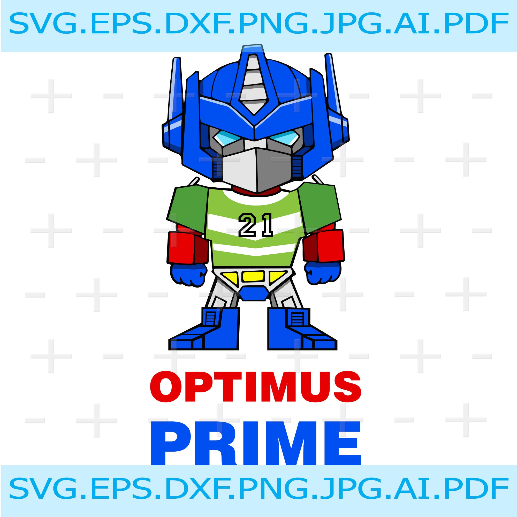 Optimus Prime Body SVG