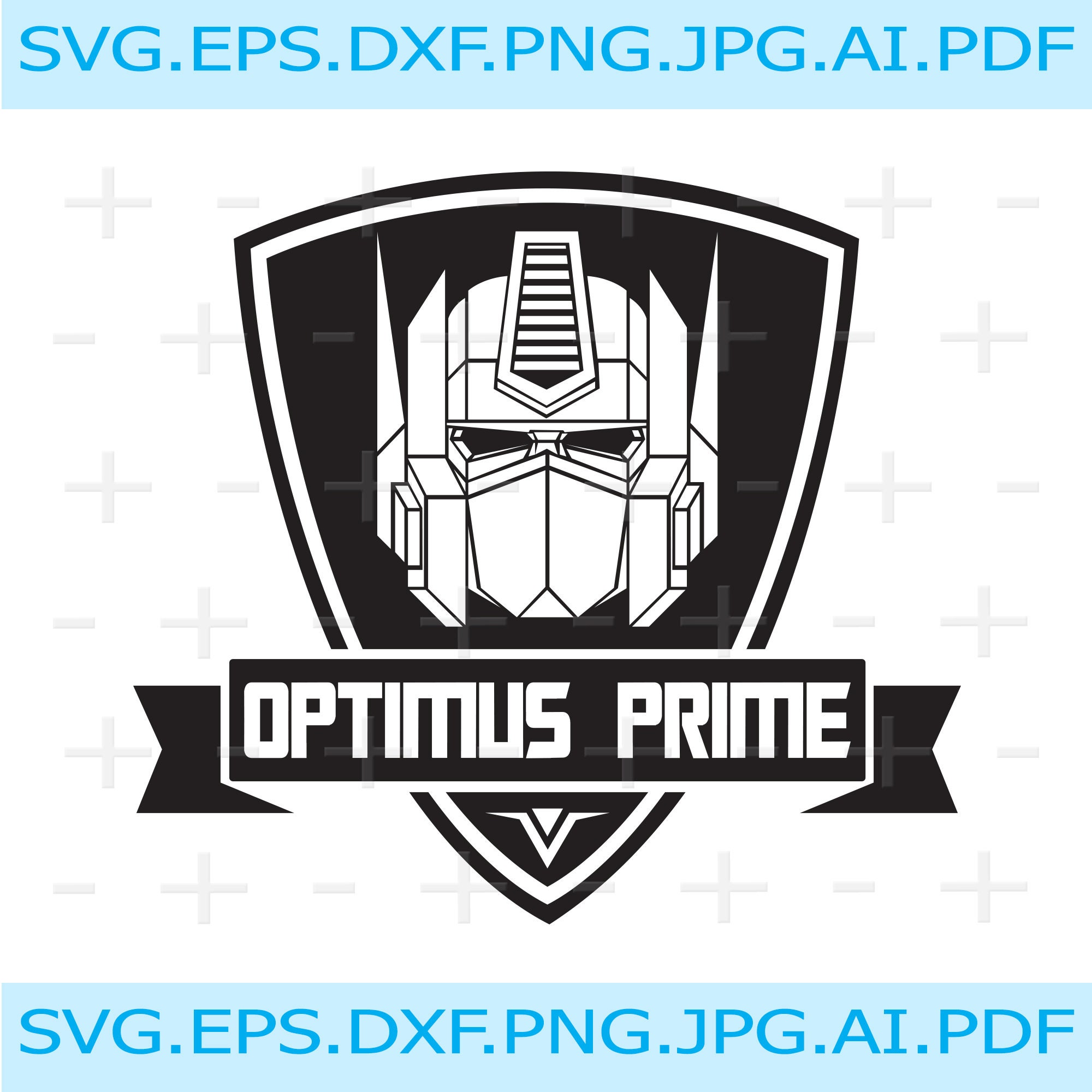 Optimus Prime svg vecteur Optimus Prime Optimus Prime face - Etsy France