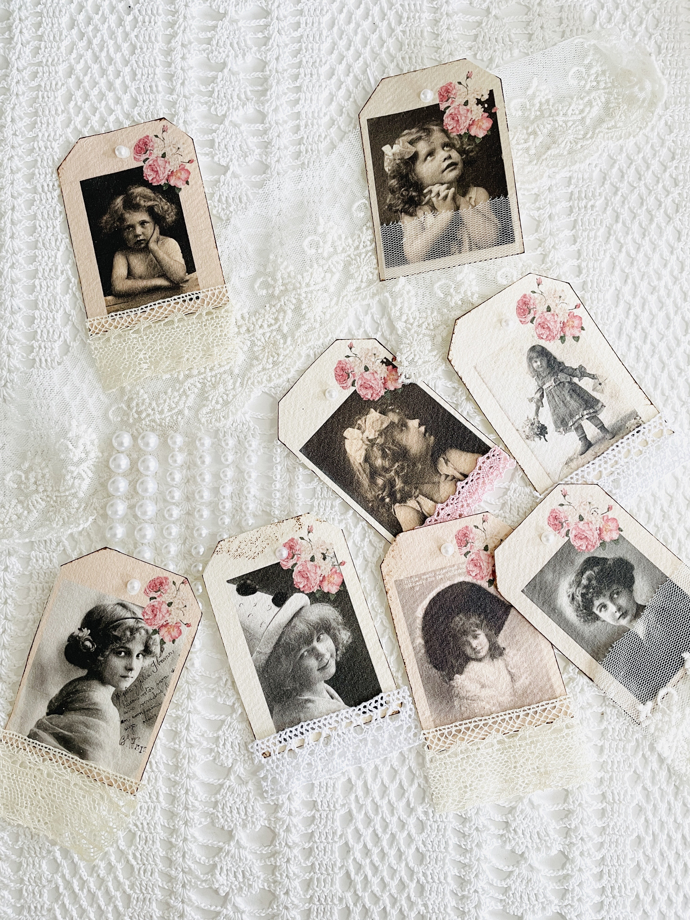 Little Girl Tags - Printable DIGITAL DOWNLOAD - - Etsy