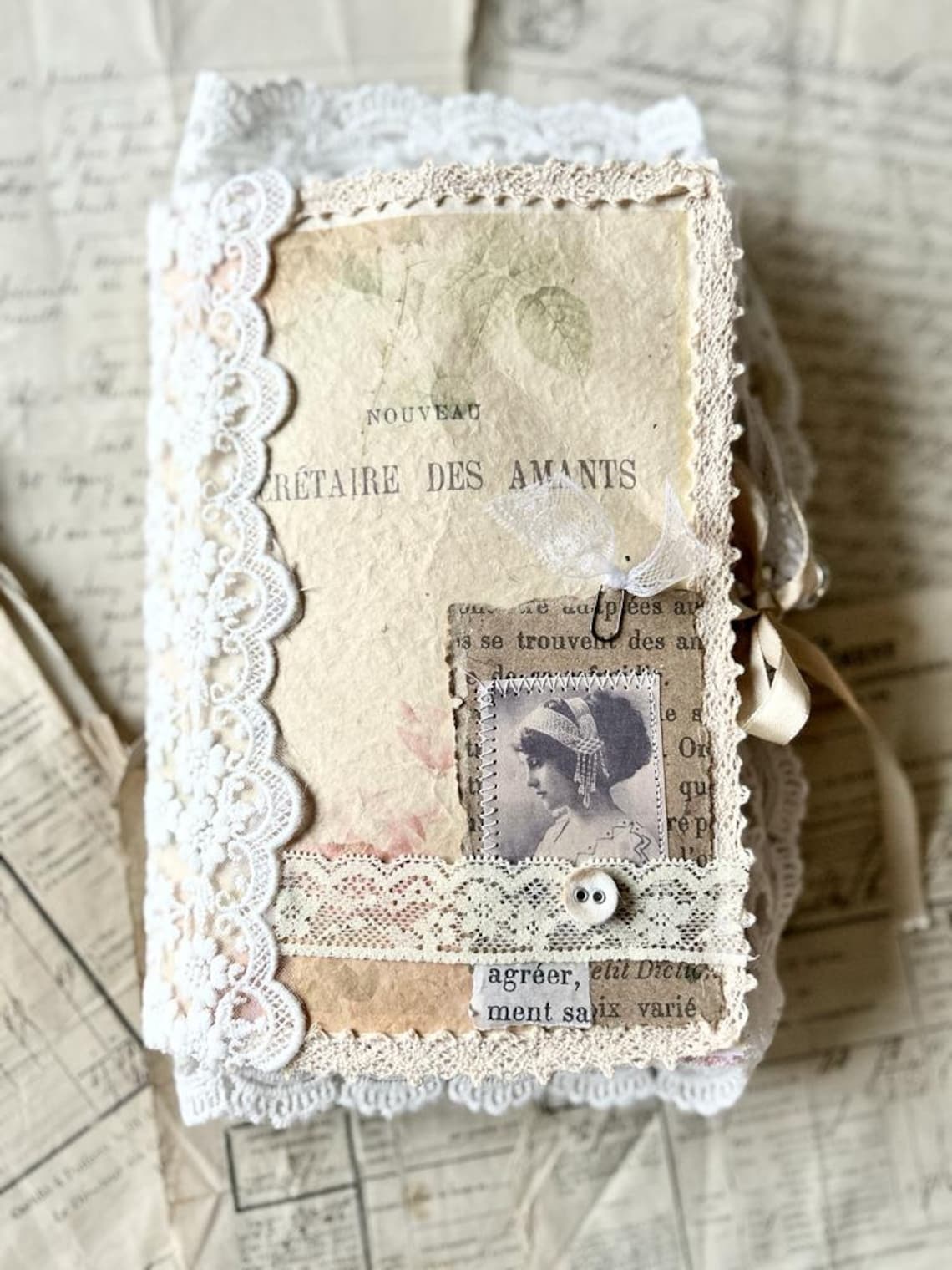 DIGITAL Junk Journal Kit Valentine Digital Download Printable to Create ...