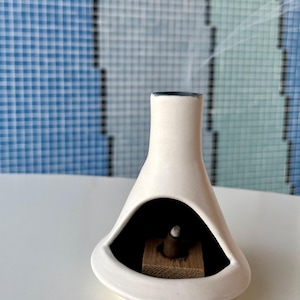 Mid-century Modern Malm Ceramic Incense Holder Chiminea Palo Santo ...