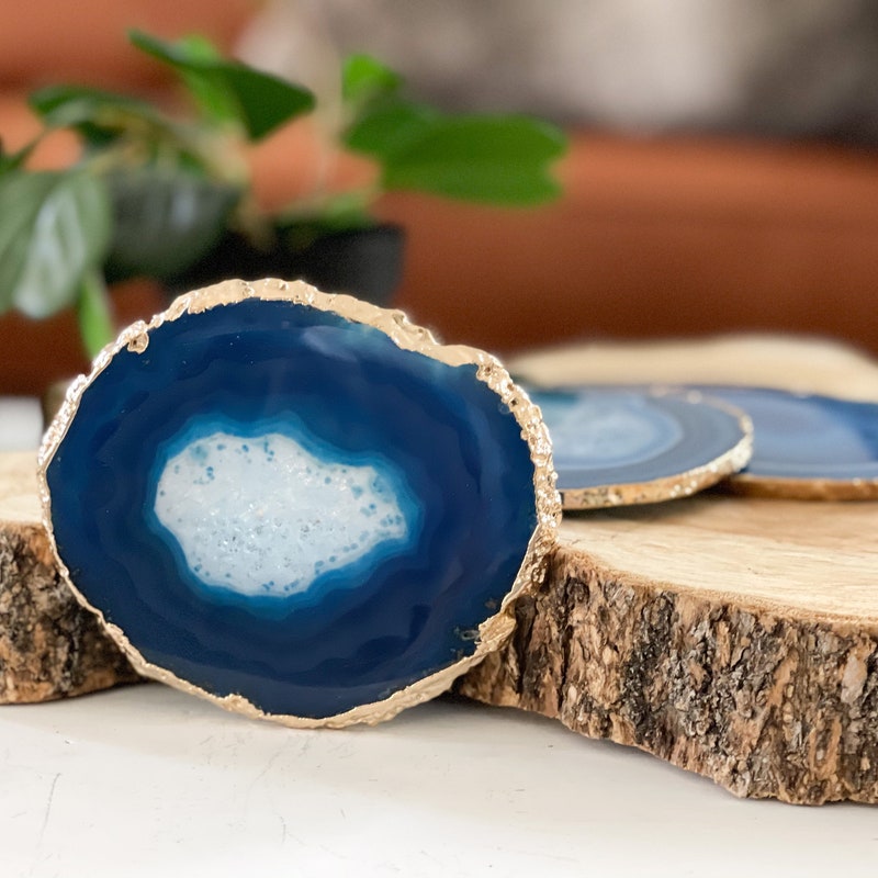Blue Coasters - Etsy
