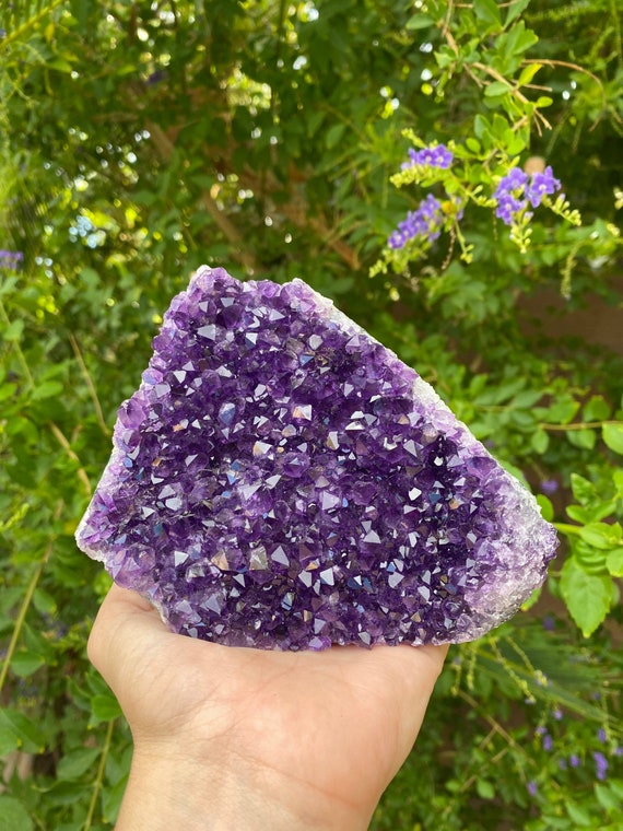 Raw Amethyst Base 1 Lb 5 Oz Purple Amethyst Amethyst Base | Etsy