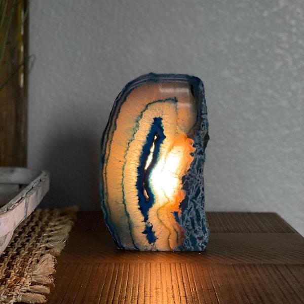 Raw Crystal Lamp - Etsy