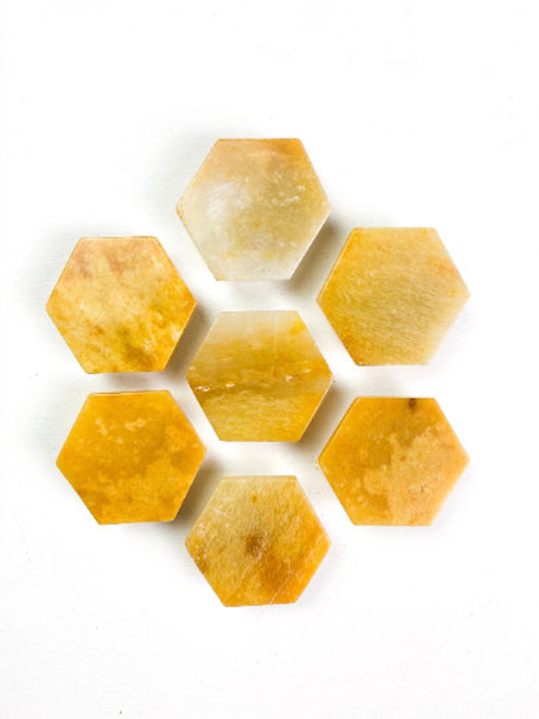 Honey Onyx Hexagon Crystal Phone Stand – Elegant & Handmade - Etsy