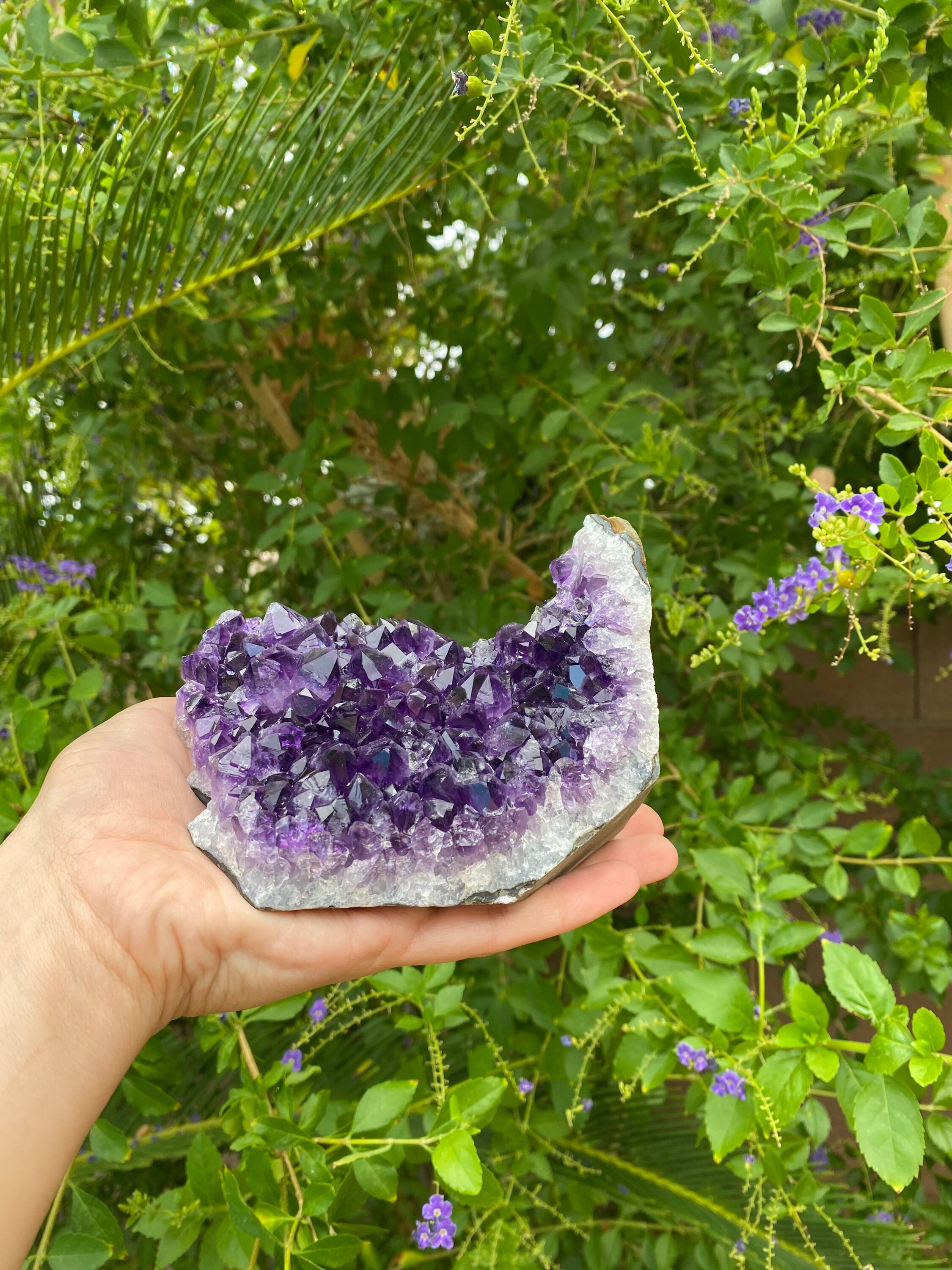 Raw Amethyst Base 1 Lb 11 Oz Purple Amethyst Amethyst Base | Etsy