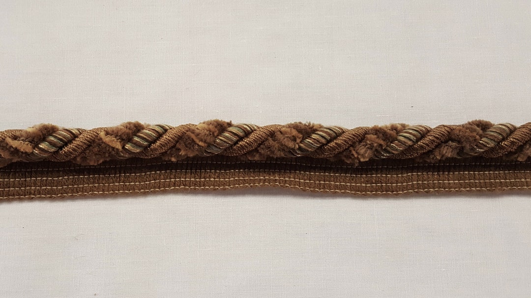 1/2" Antique Gold & Aqua Decorative Cord With Lip - Etsy