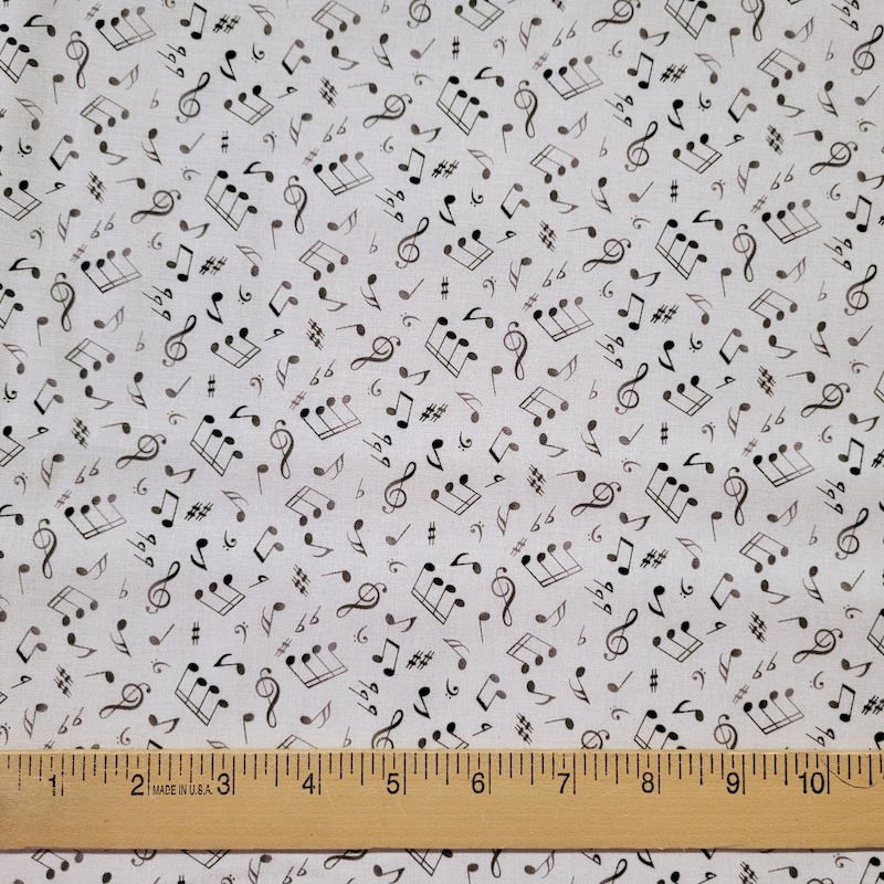 Music Note Fabric - Etsy