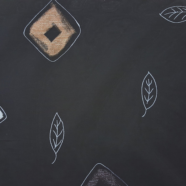 Leaf Print Fabric - Etsy