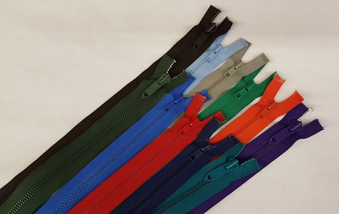 23 & 23 1/2" Talon Plastic Separating Zippers - Package of 11 - Etsy
