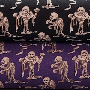 Terrifying Mummy Print 100% Cotton Fabric - by the Yard - Etsy
