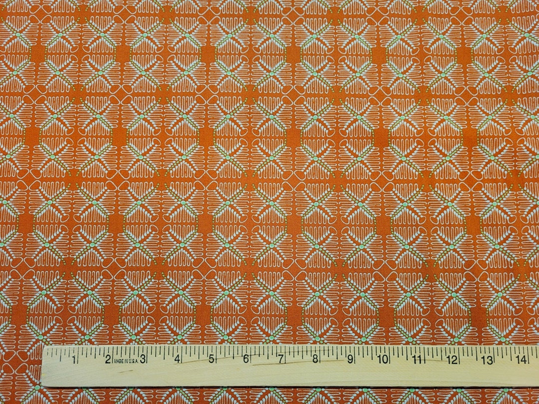 Ruby Helix 100% Cotton Fabric - by the Yard - Etsy