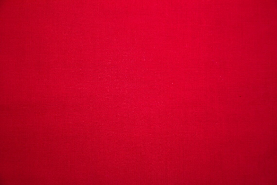 Red 100% Cotton Carolina Broadcloth by the Yard - Etsy