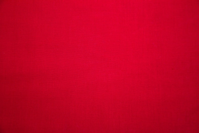 Red 100% Cotton Carolina Broadcloth by the Yard - Etsy