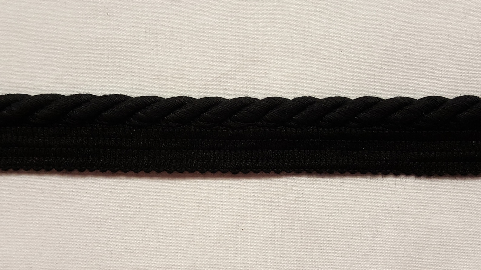 3/8" Black Decorative Cord With Lip - Etsy