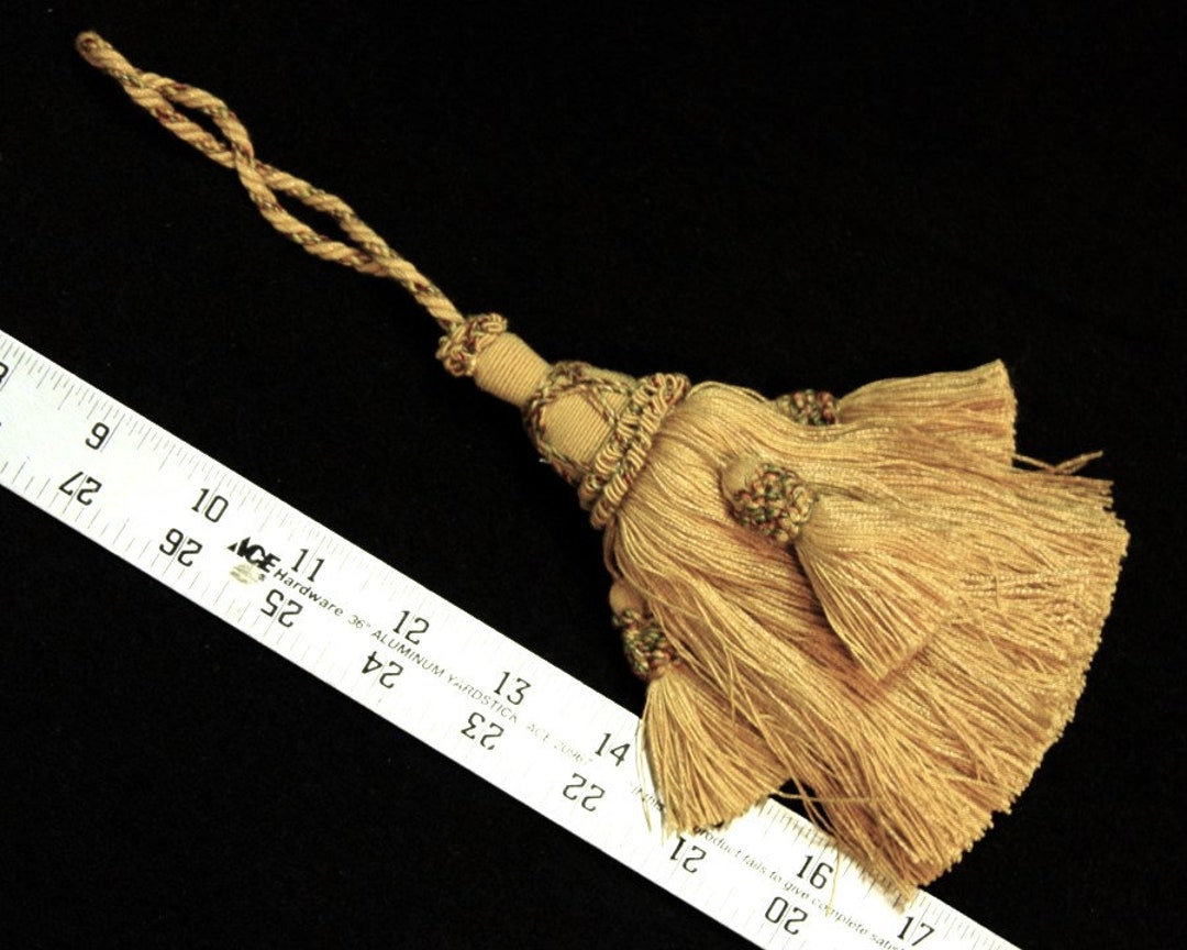 6" Tassel Gold, Burgundy & Sage - Etsy