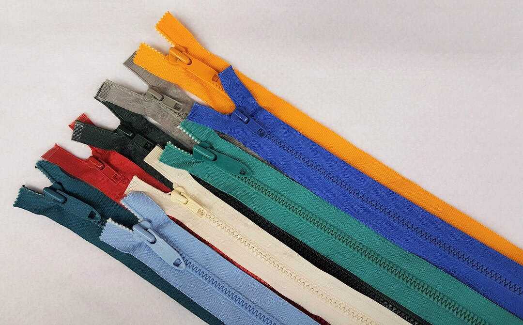 30 & 30 1/2" Talon Plastic Separating Zippers - Package of 9 - Etsy