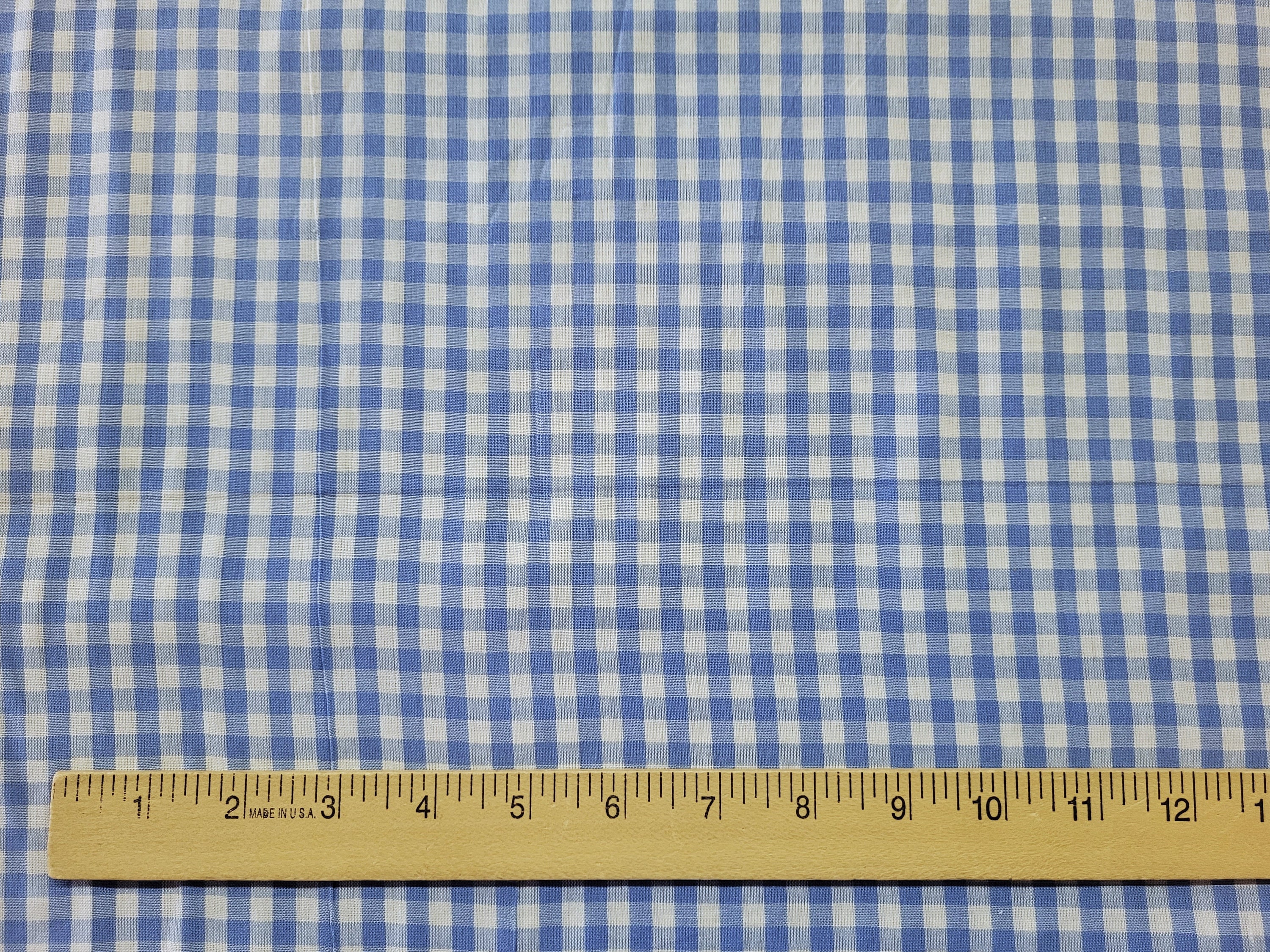 Gingham Check 100% Cotton Fabric - by the Yard or Green Check 1 1/2 ...