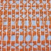 Vintage Drapery Orange & White Open Weave Stripe Fabric by the Yard - Etsy