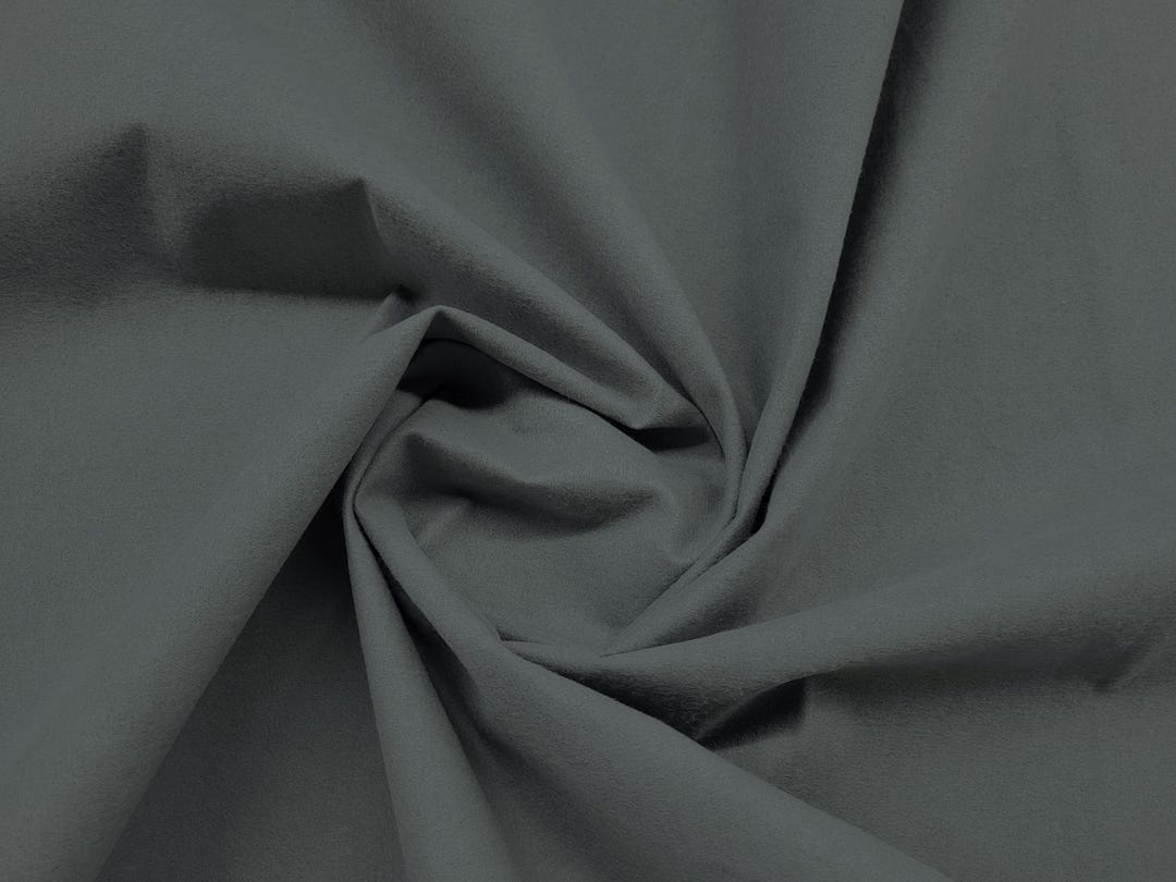 Blue Gray Single Napped Flannel - by the Yard - Etsy